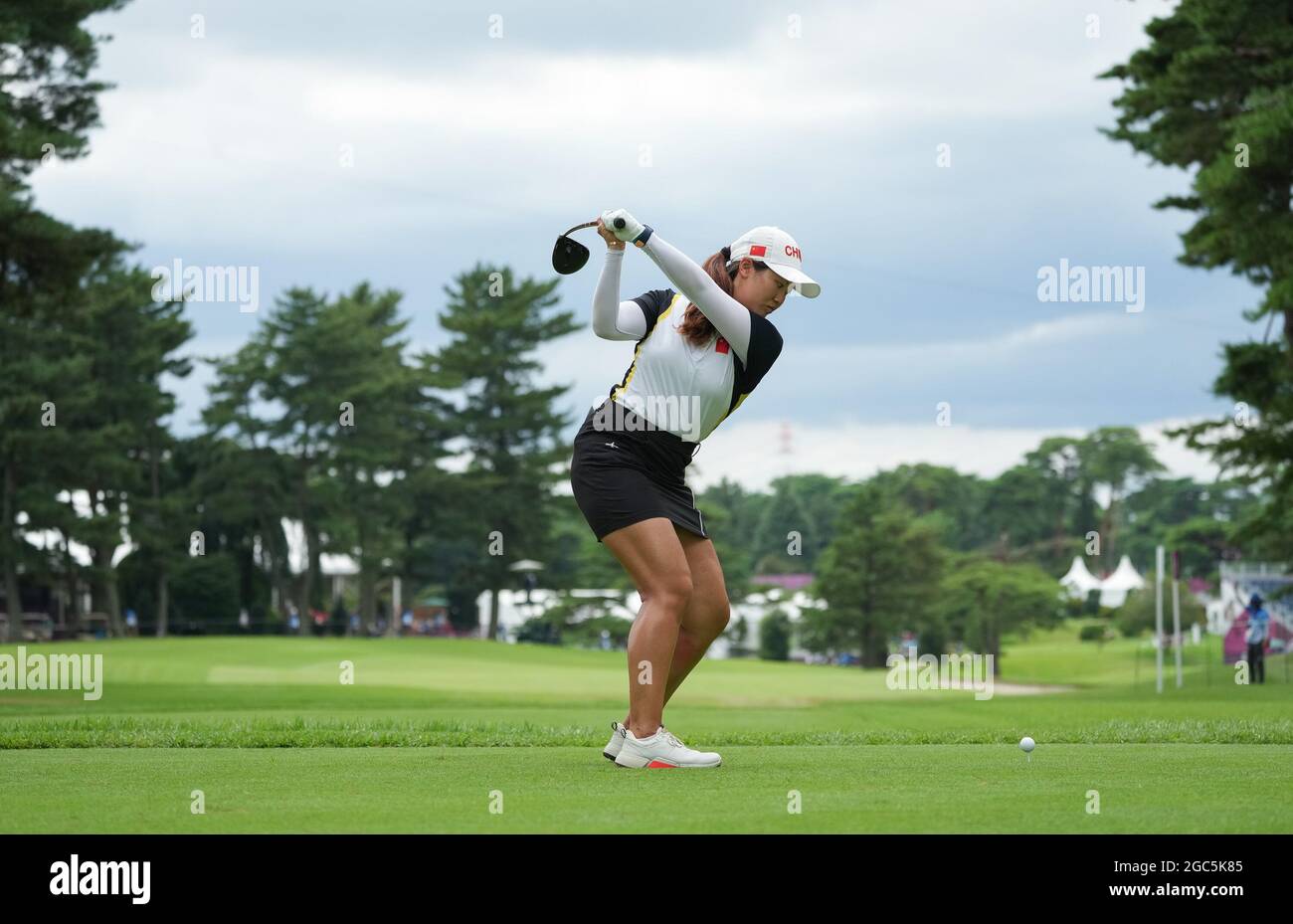 Saitama, Japan. 7th Aug, 2021. Lin Xiyu of China competes during the ...