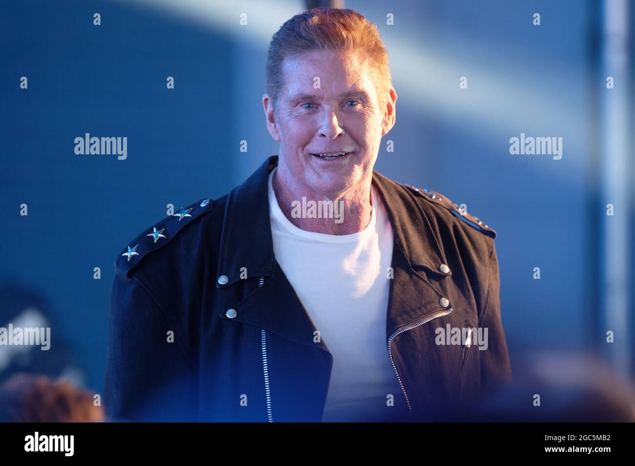 Cologne, Germany. 06th Aug, 2021. David Hasselhoff, US actor and singer ...