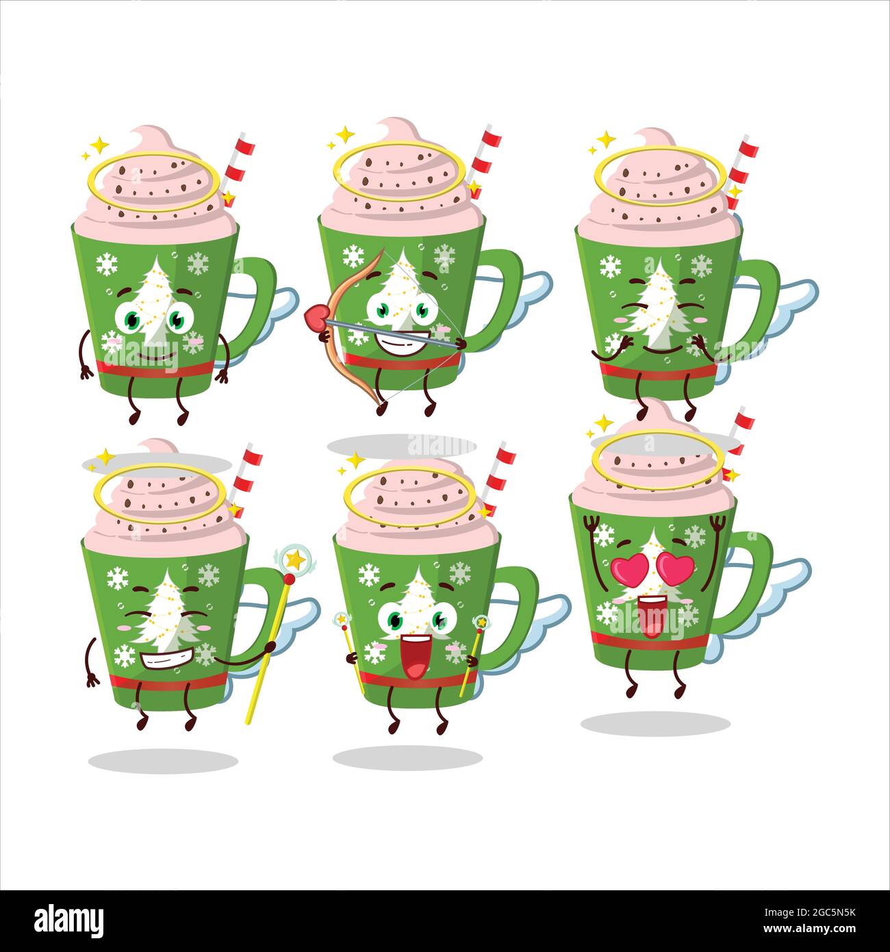 Frappe strawberry Stock Vector Images - Alamy