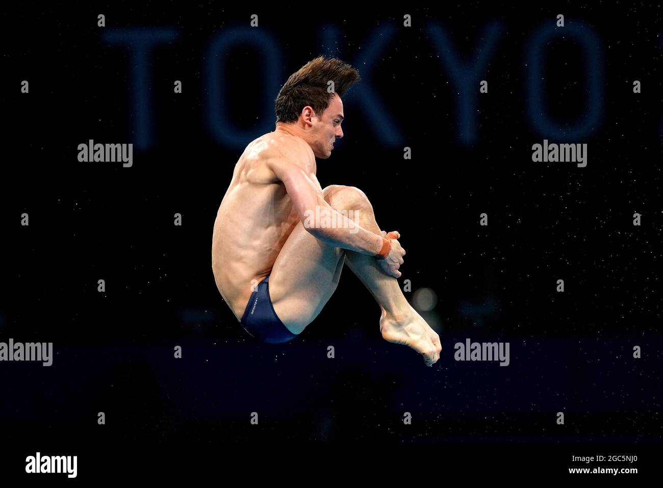 Great Britain's Tom Daley during the Men's 10m Platform Final at the ...