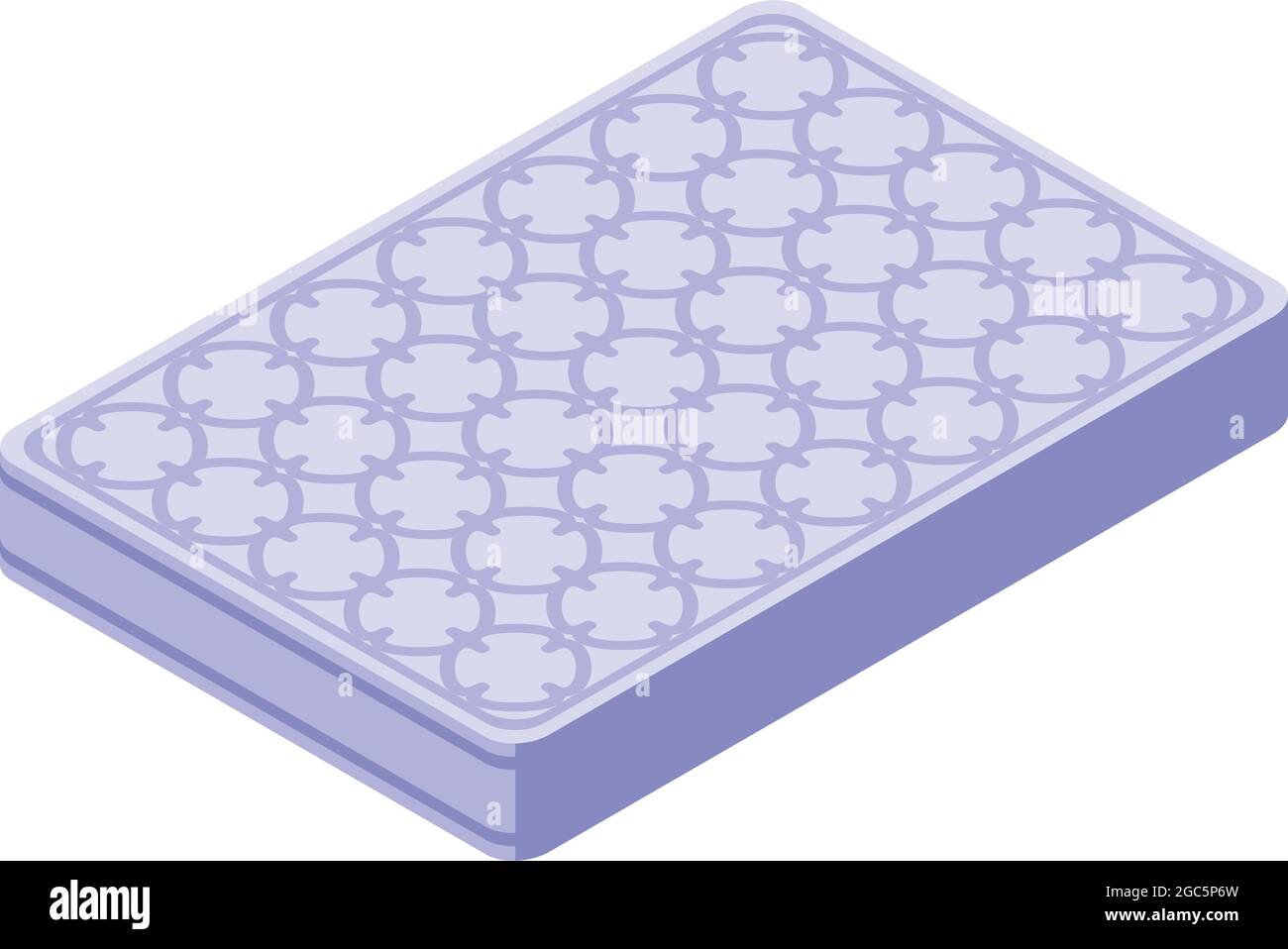 Sleeping mattress icon isometric vector. Relax sleep. Night bed Stock ...