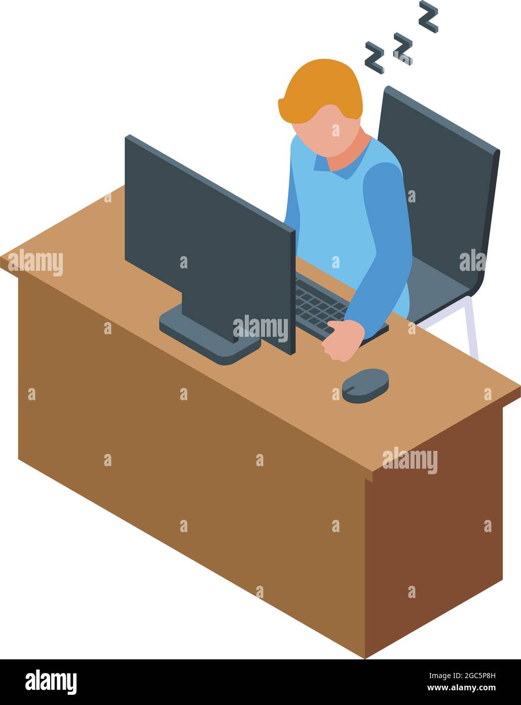 Dark room man sleeping Cut Out Stock Images & Pictures - Alamy