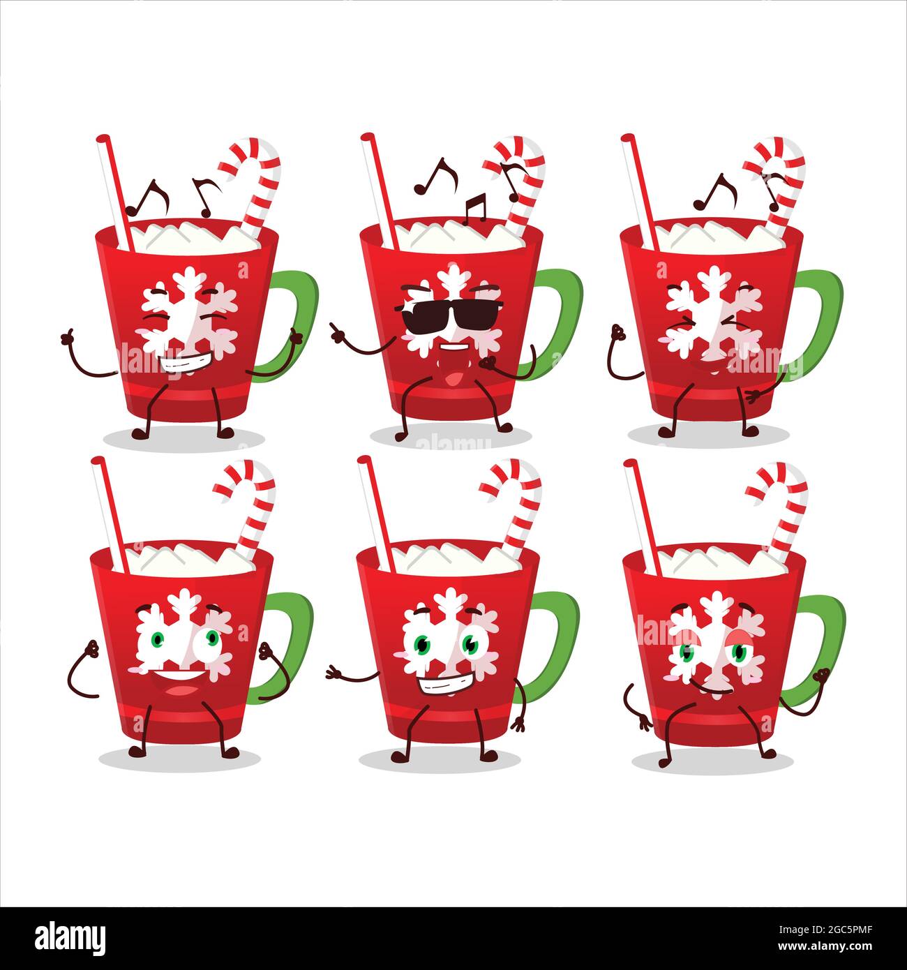 The hot chocolate dance Stock Vector Images - Alamy