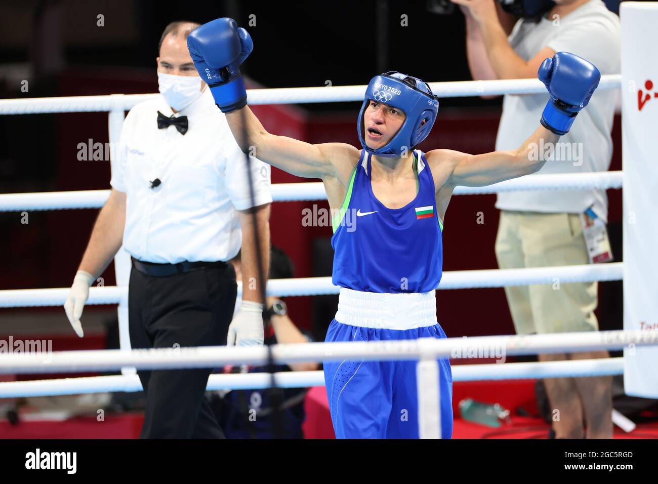 Tokyo, Japan. 7th Aug, 2021. Stoyka Zhelyazkova KRASTEVA (BUL) Boxing ...