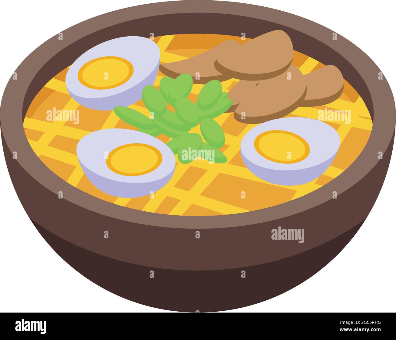 Egg pasta icon isometric vector. Food plate. Dinner lunch Stock Vector ...