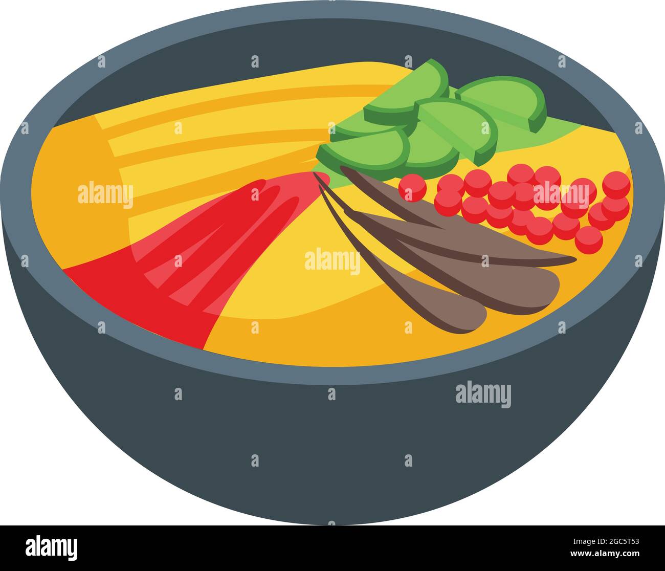 Korea food samgyetang Stock Vector Images - Alamy