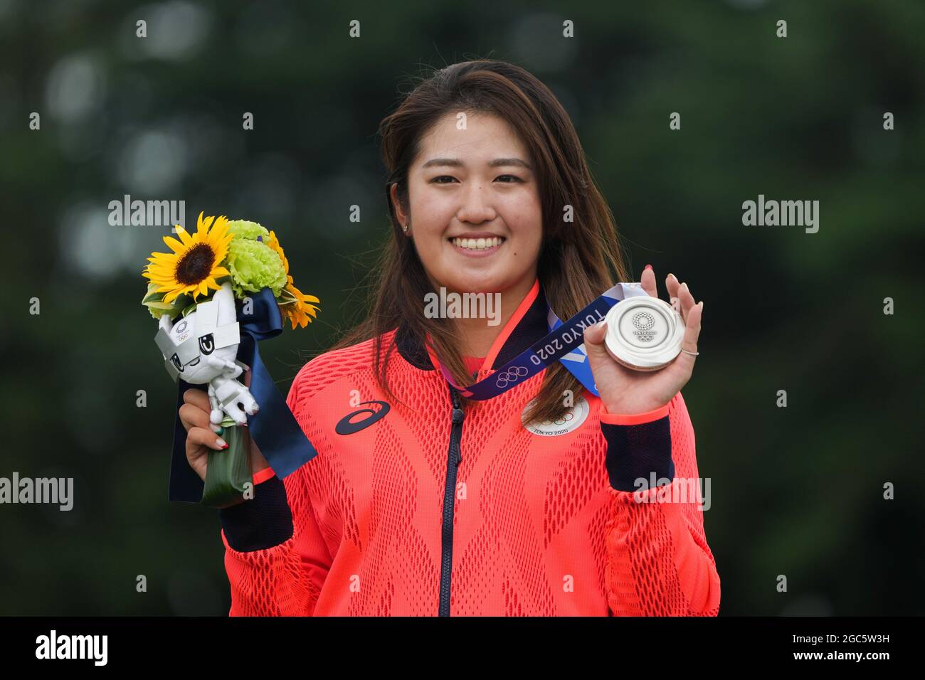 Saitama, Japan. 7th Aug, 2021. Silver medalist Inami Mone of Japan ...
