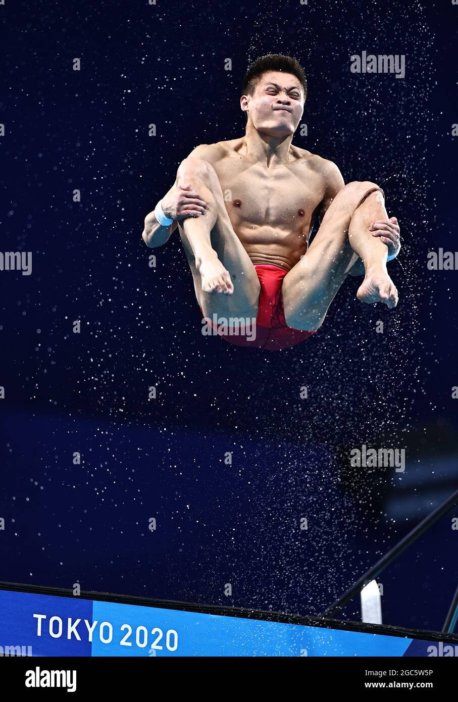 Tokyo, Japan. 7th Aug, 2021. Yang Jian of China competes during the men ...