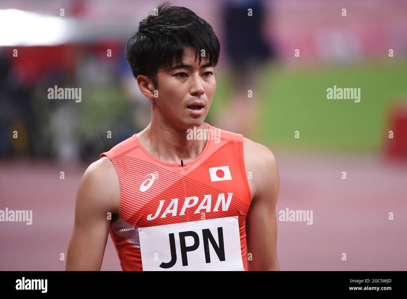 Tokyo, Japan. 6th Aug, 2021. Shuhei Tada (JPN) Athletics : Men's 4100m ...