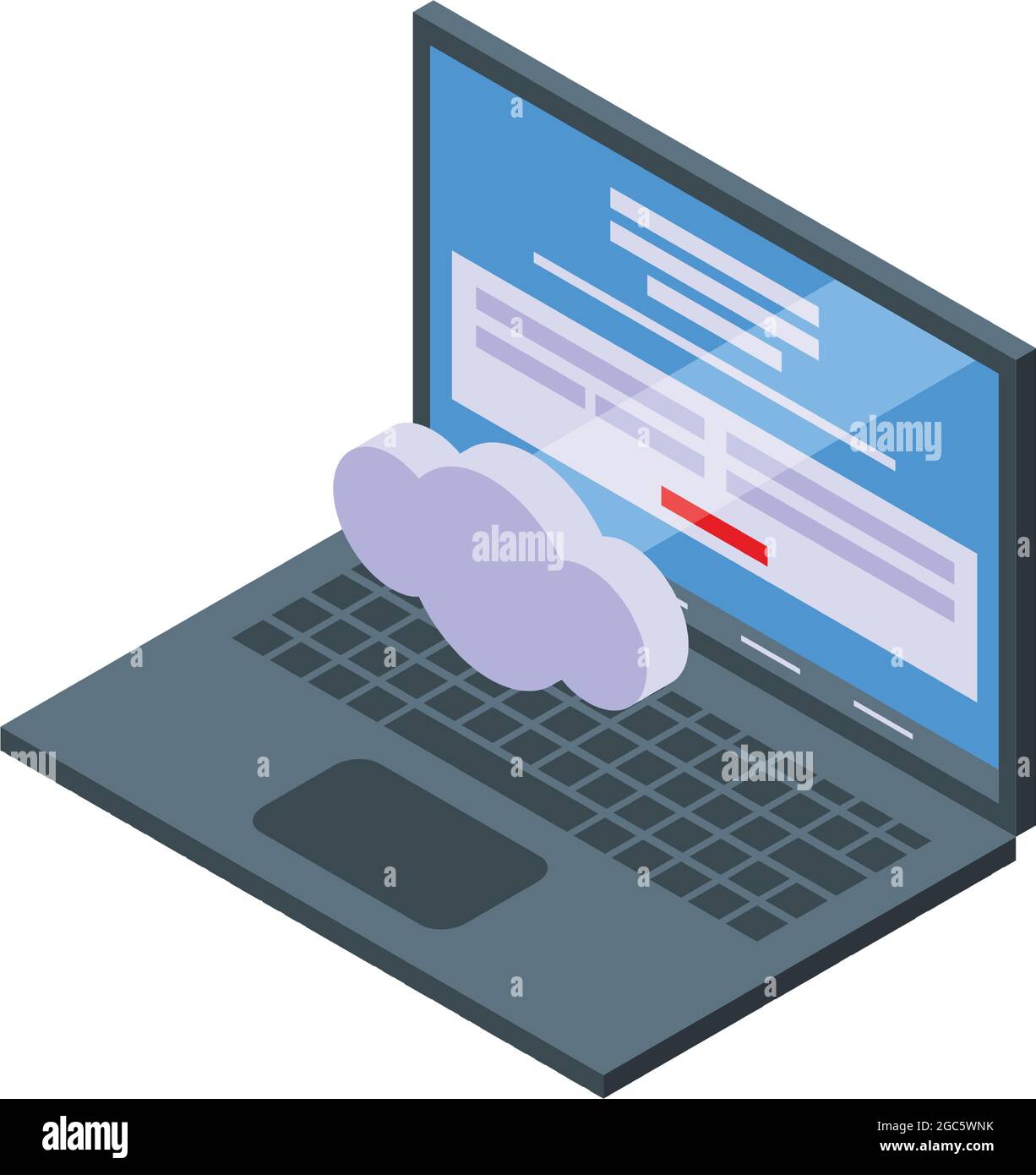 Laptop online travel icon isometric vector. Business trip. Hotel ...