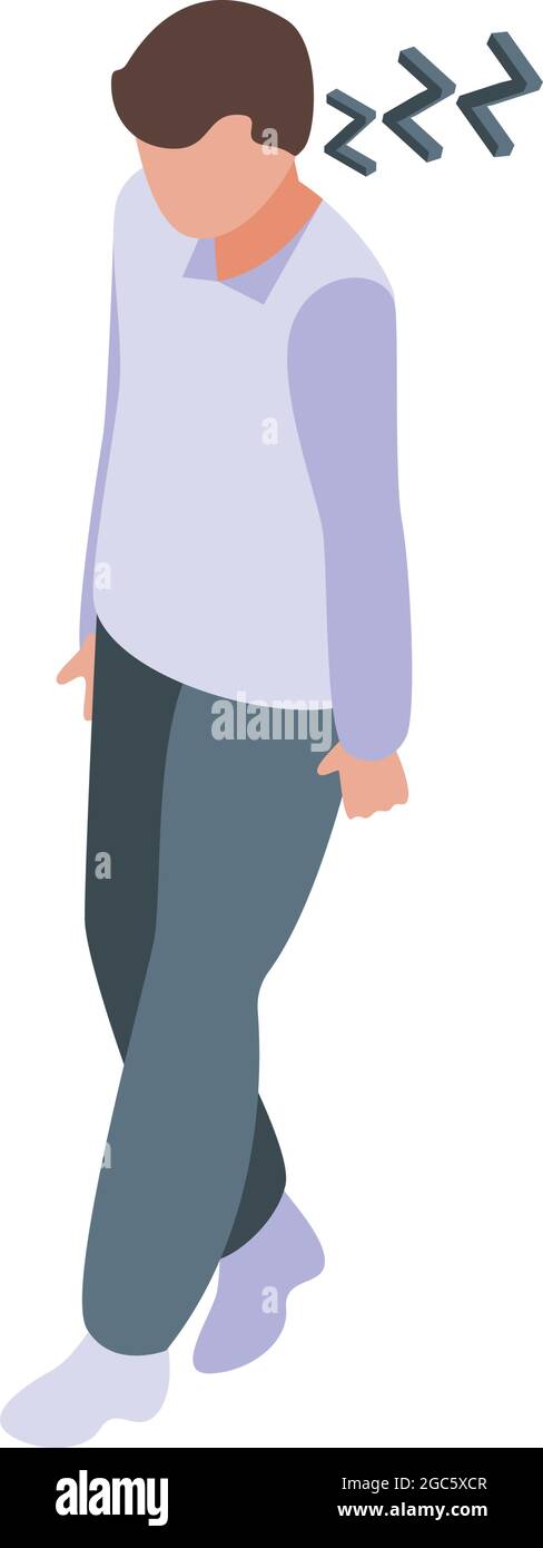 Man sleep walking pillow hi-res stock photography and images - Alamy