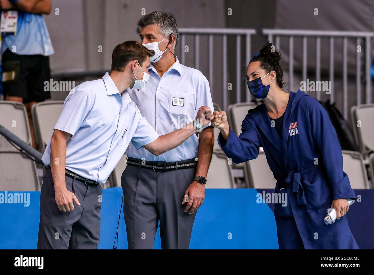 Tokyo, Japan. 07th Aug, 2021. TOKYO, JAPAN - AUGUST 7: referee ...