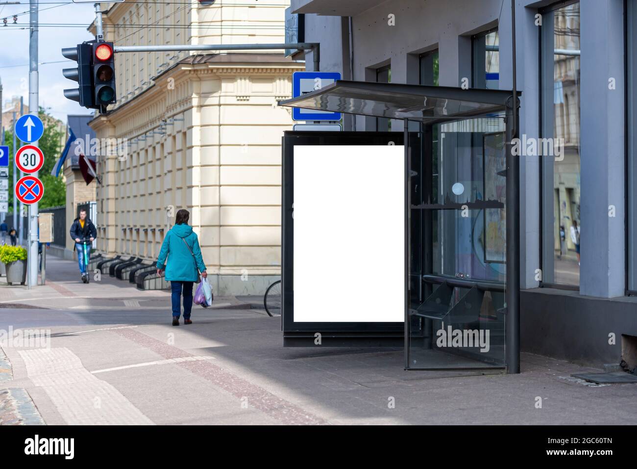 Bus Stop Poster Template
