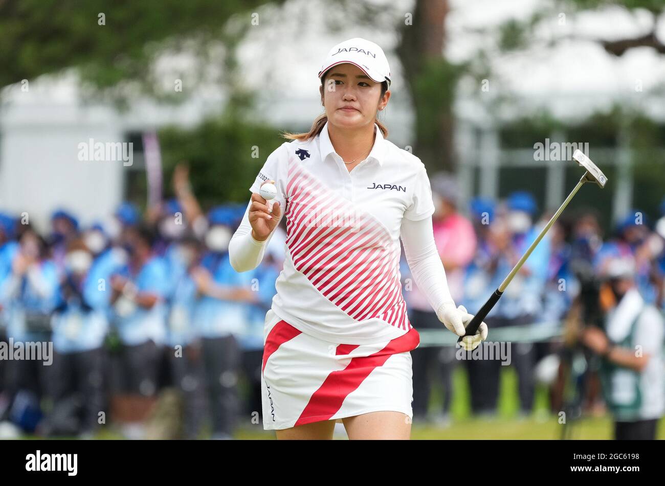 Saitama, Japan. 7th Aug, 2021. Inami Mone of Japan competes during the ...