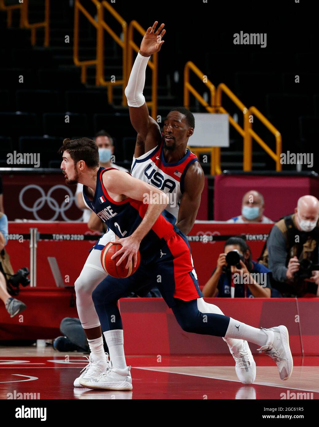 Tokyo, Kanto, Japan. 7th Aug, 2021. Nando de Colo (12) of Team France ...