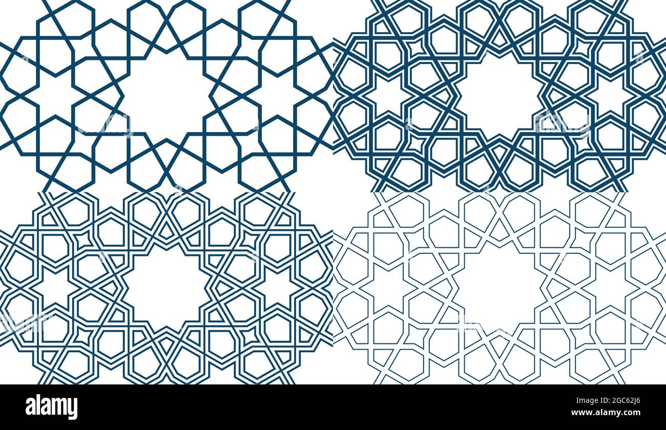 Islamic mosque oriental patterns Cut Out Stock Images & Pictures - Alamy