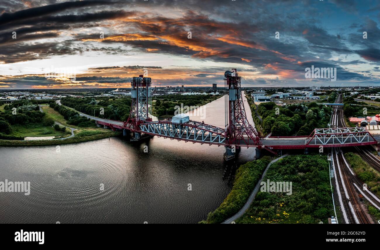 Newport Bridge, Middlesbrough Stock Photo - Alamy