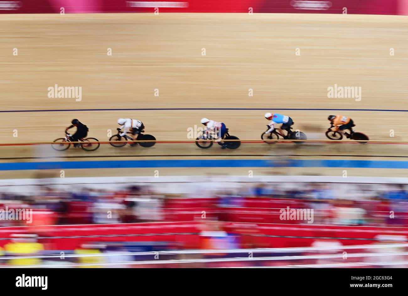 Izu, Japan. 07th Aug, 2021. Cycling/Track: Olympics, Keirin, Men at the ...
