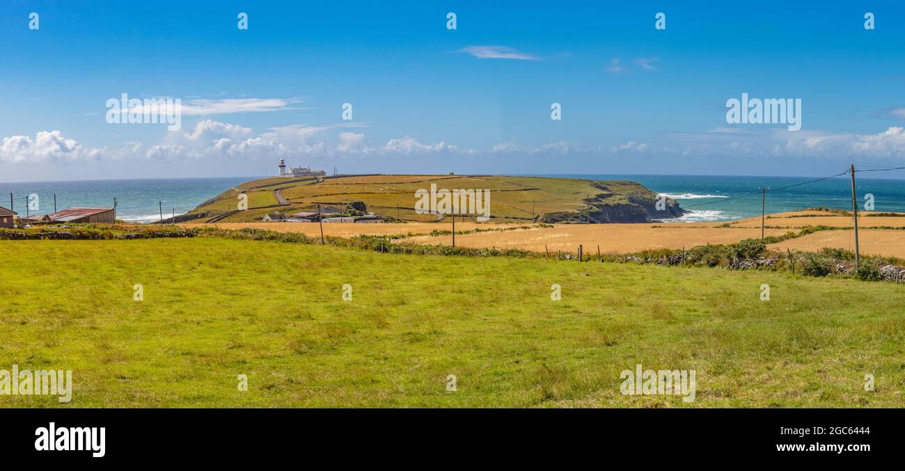 Galley Head Lighthouse, Panoramic Stock Photo - Alamy