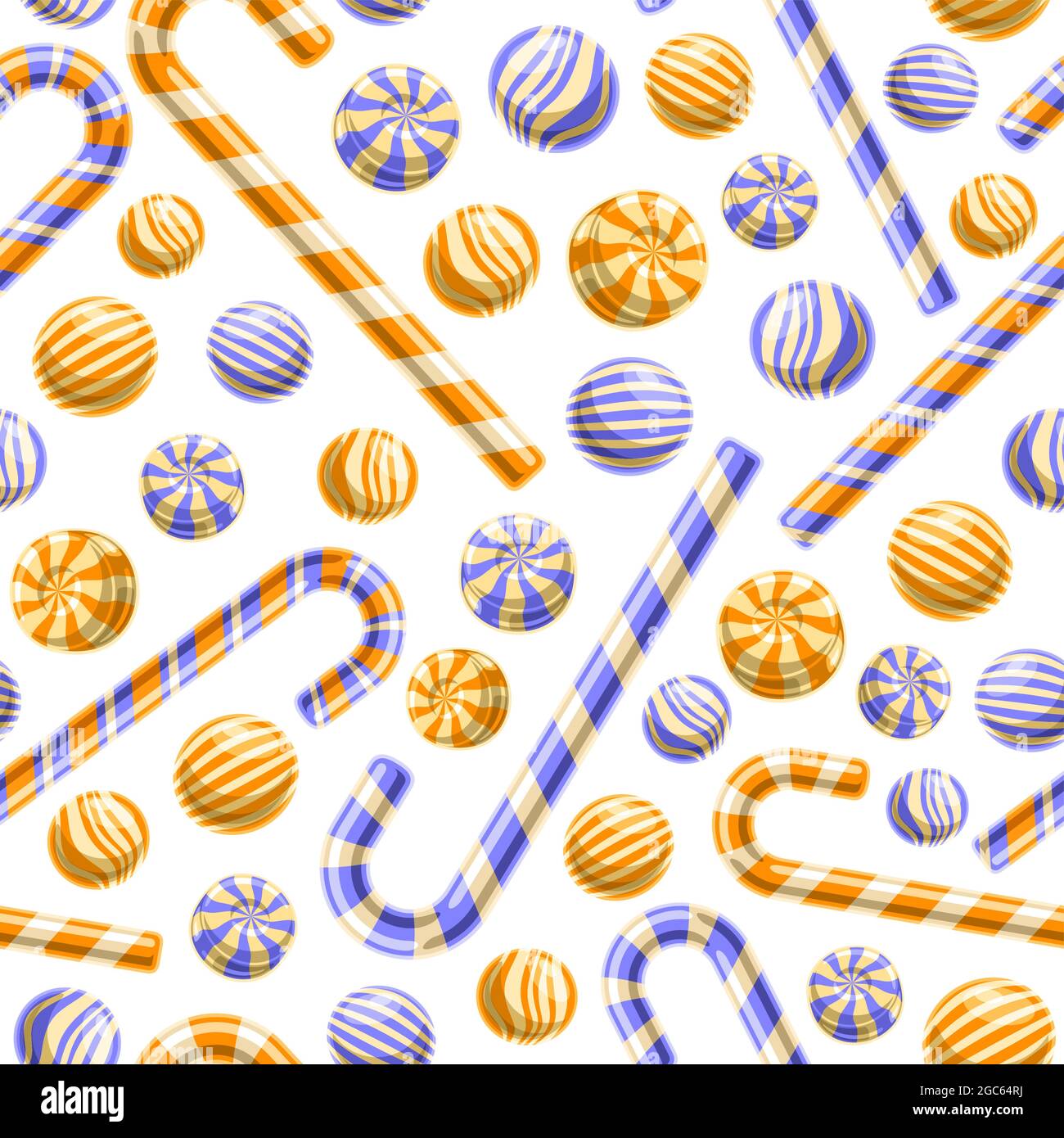 Candy cane icon seamless Cut Out Stock Images & Pictures - Alamy