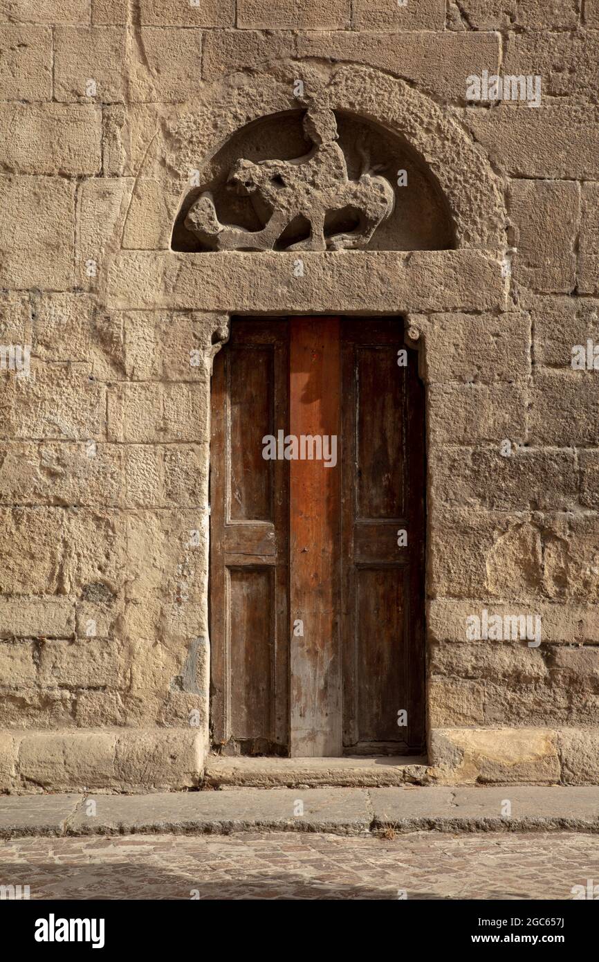 Small door of Church of Gavi, Piemongte, Italy Stock Photo - Alamy
