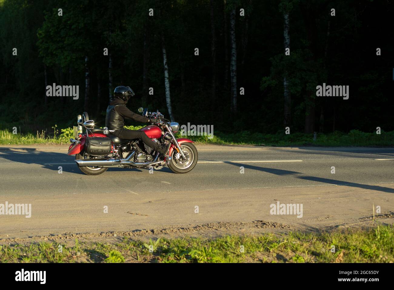 Two wheeled motor vehicle hi-res stock photography and images - Alamy