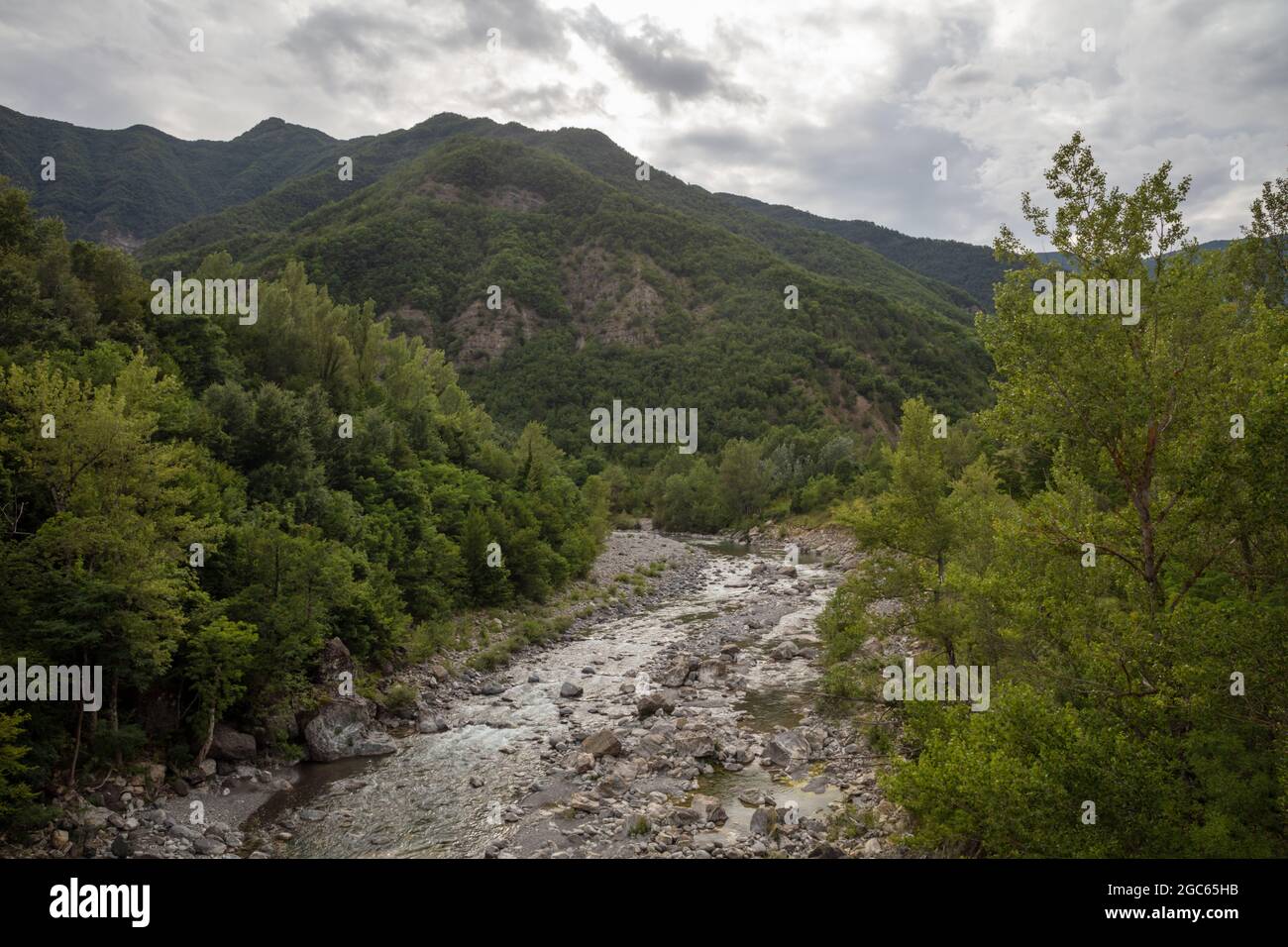 Piemonte landscape, Italy Stock Photo - Alamy