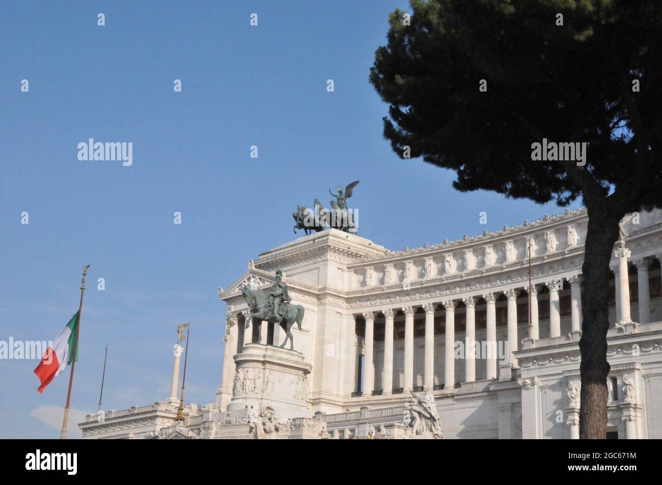 Rome / Italy 18..July 2019/ Rome monuments of National Vittorio ...