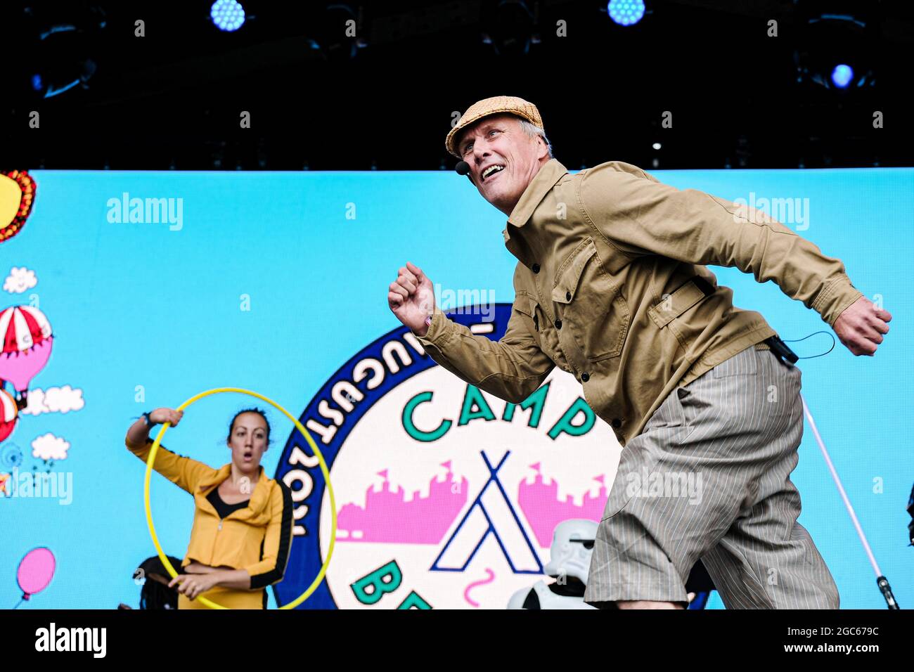 English percussionist, dancer, DJ and media personality Mark Berry, aka ...