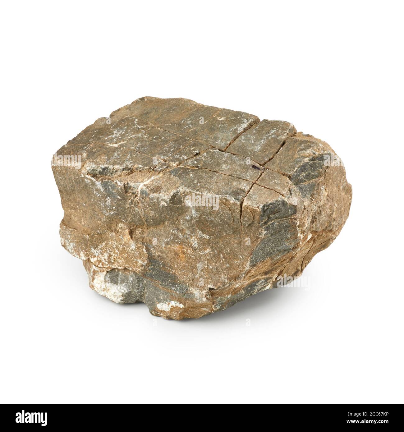 Big rock isolated on white background Stock Photo - Alamy