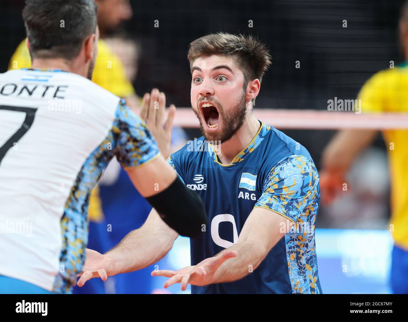 Tokyo, Japan. 7th Aug, 2021. Santiago Danani of Argentina celebrates ...