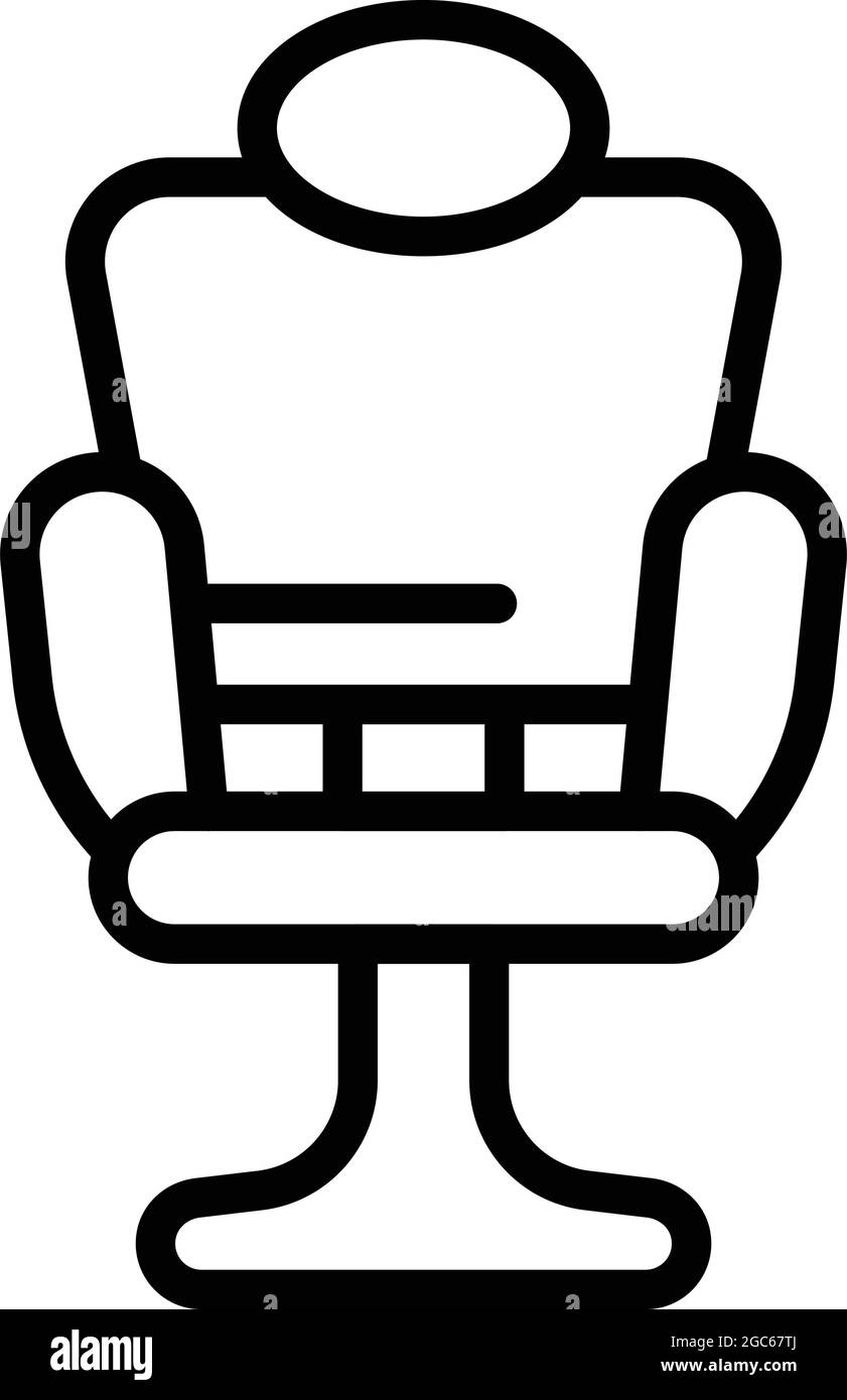 Comfort armchair icon outline vector. Sofa couch. Furniture chair Stock ...