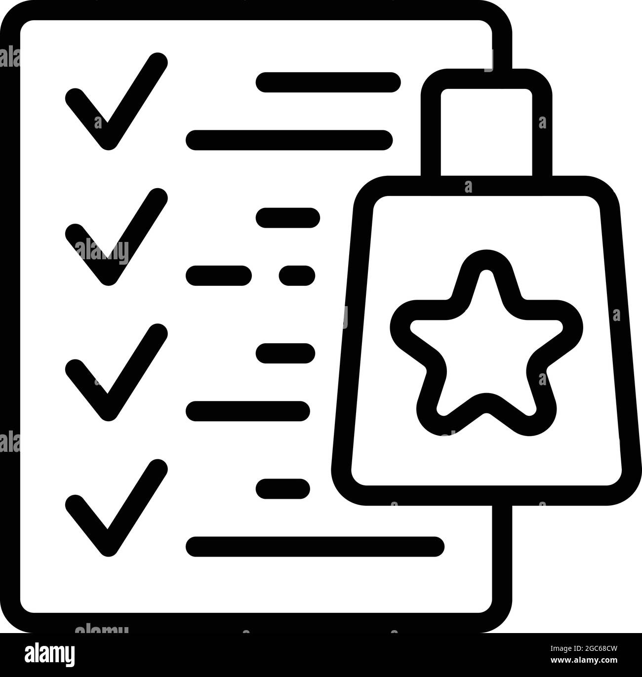 Qc quality control check Stock Vector Images - Alamy