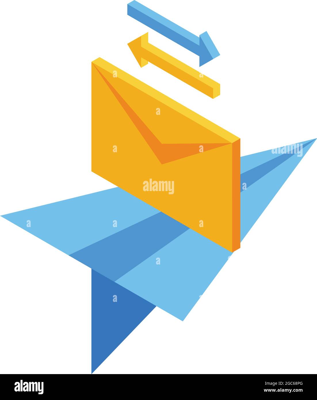 Mail speed icon isometric vector. Fast envelope. Post mailman Stock ...
