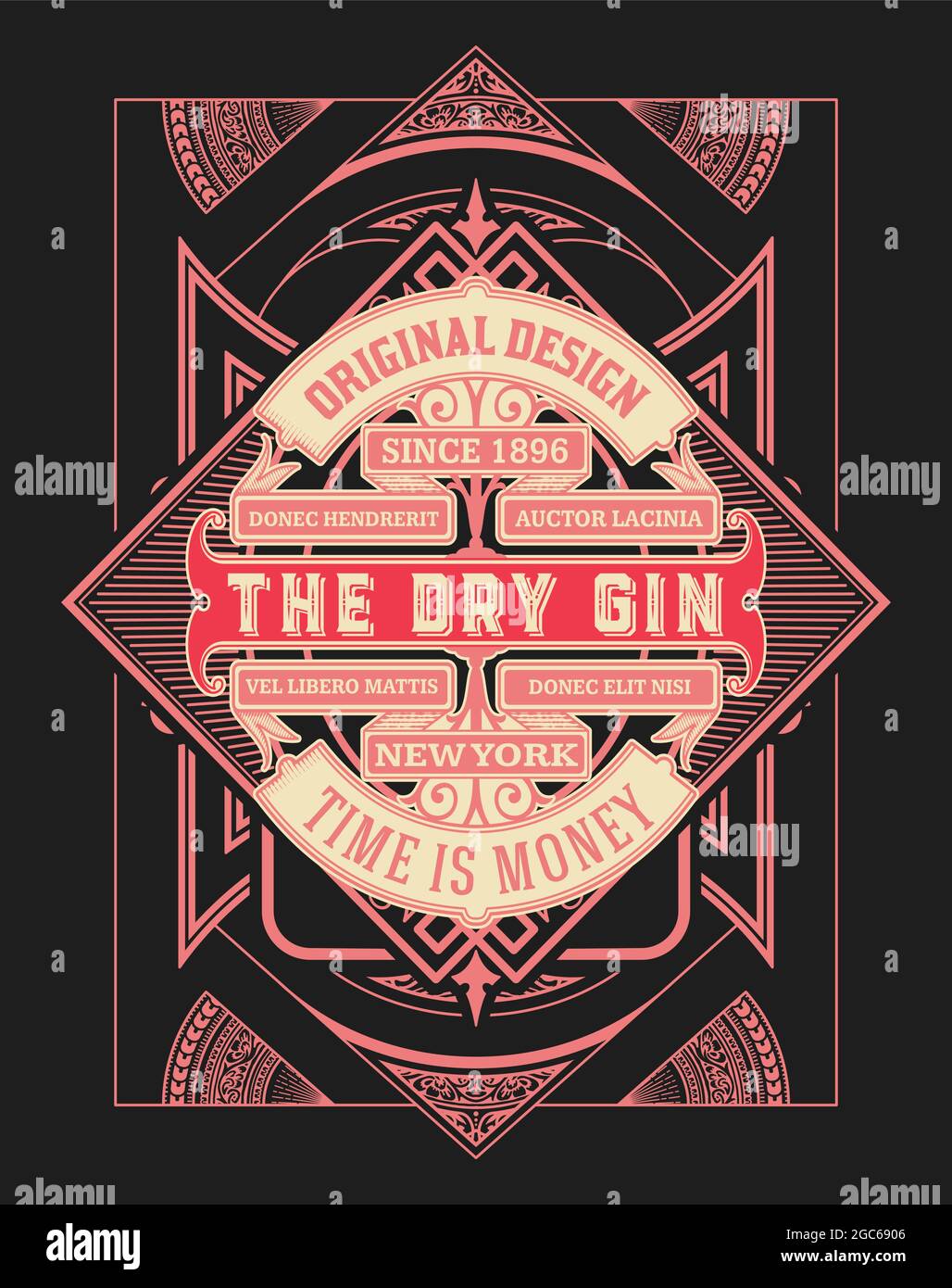 Gin design hi-res stock photography and images - Alamy