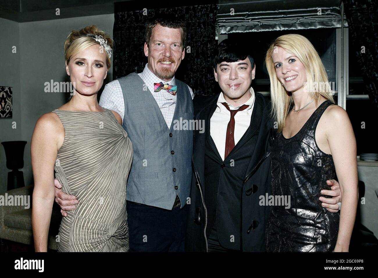 New York, NY, USA. 8 April, 2011. Sonja Morgan, Simon van Kempen, Malan ...