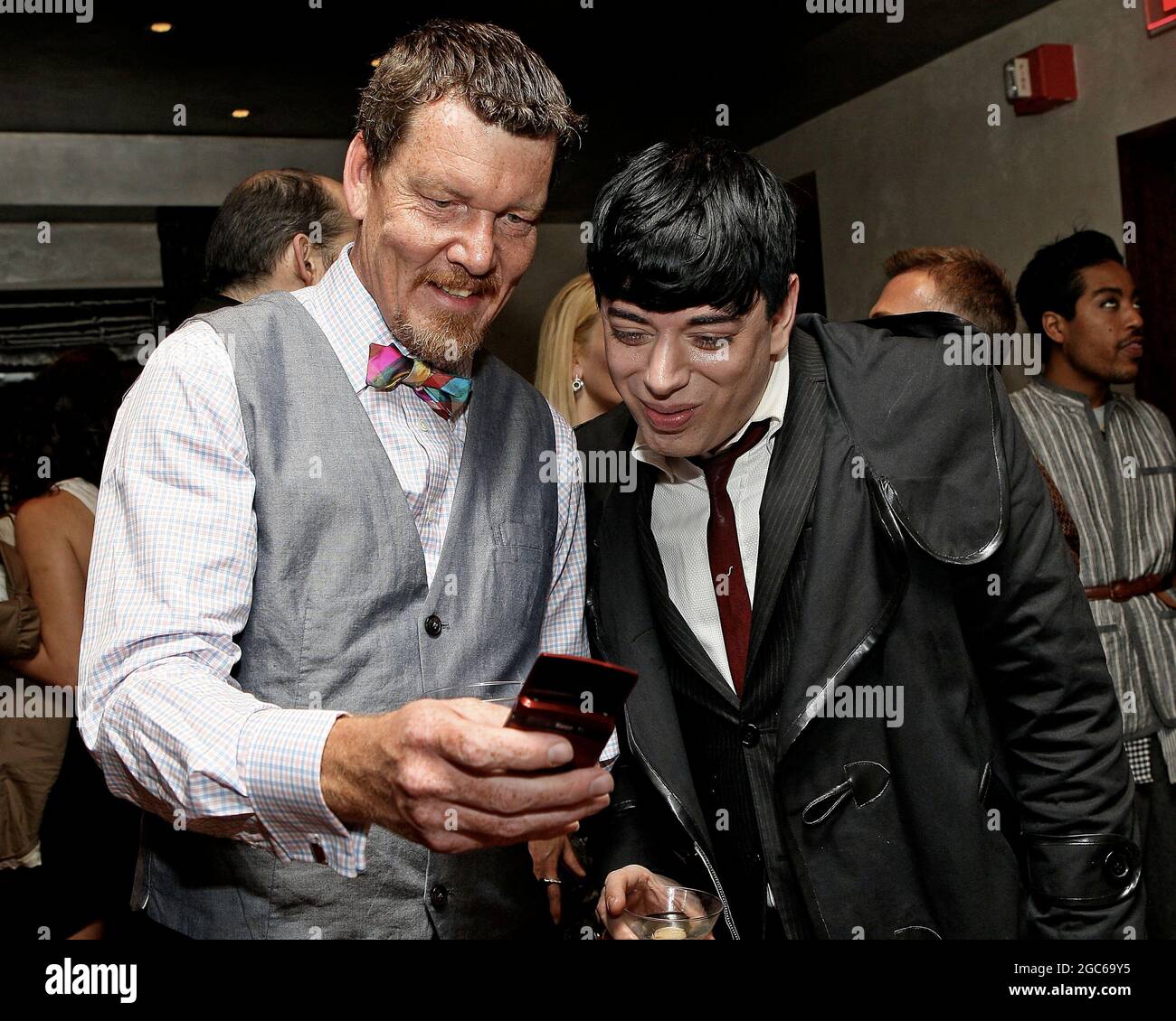 New York, NY, USA. 8 April, 2011. Simon van Kempen and Malan Breton at ...