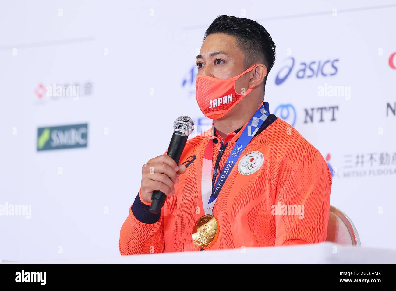 Tokyo, Japan. 7th Aug, 2021. Ryo Kiyuna (JPN) Karate : Gold medalist ...