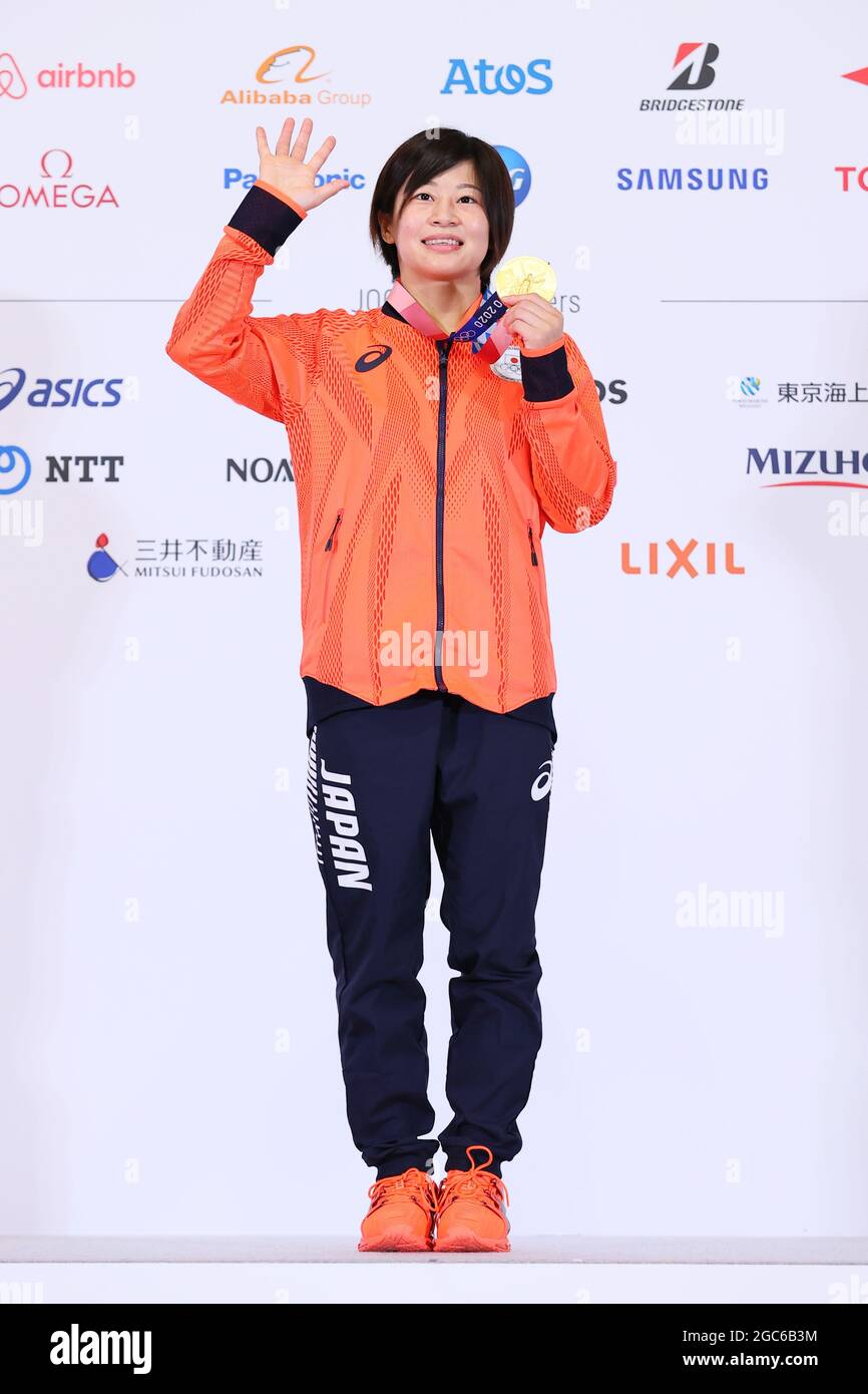 Tokyo, Japan. 7th Aug, 2021. Mayu Mukaida (JPN) Wrestling : Gold ...