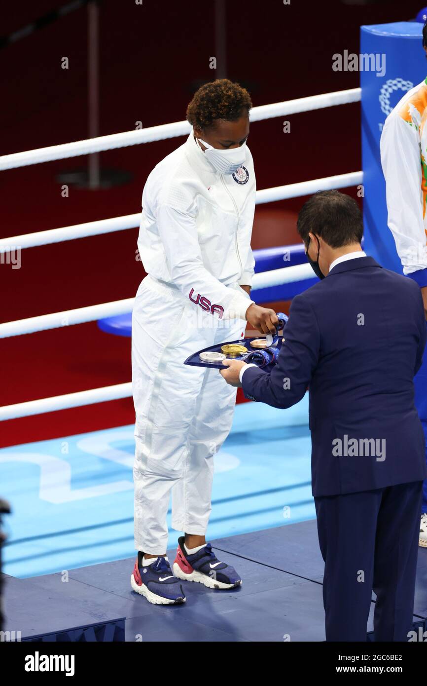 Tokyo, Japan. 7th Aug, 2021. JONES Oshae Bronze Medal (USA) Boxing ...