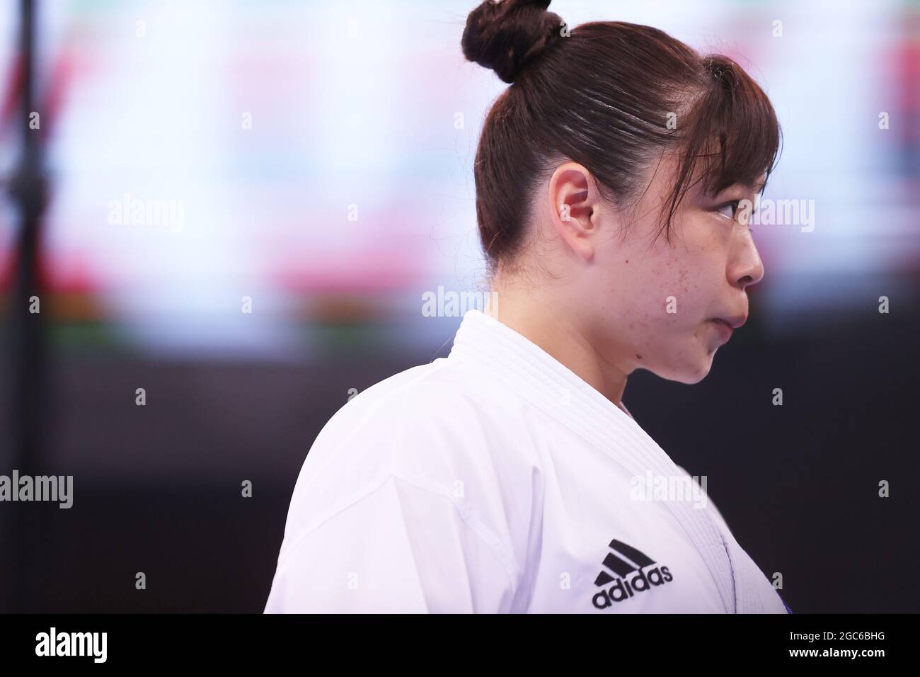 Tokyo, Japan. 7th Aug, 2021. Ayumi Uekusa (JPN) Karate : Women's Kumite ...