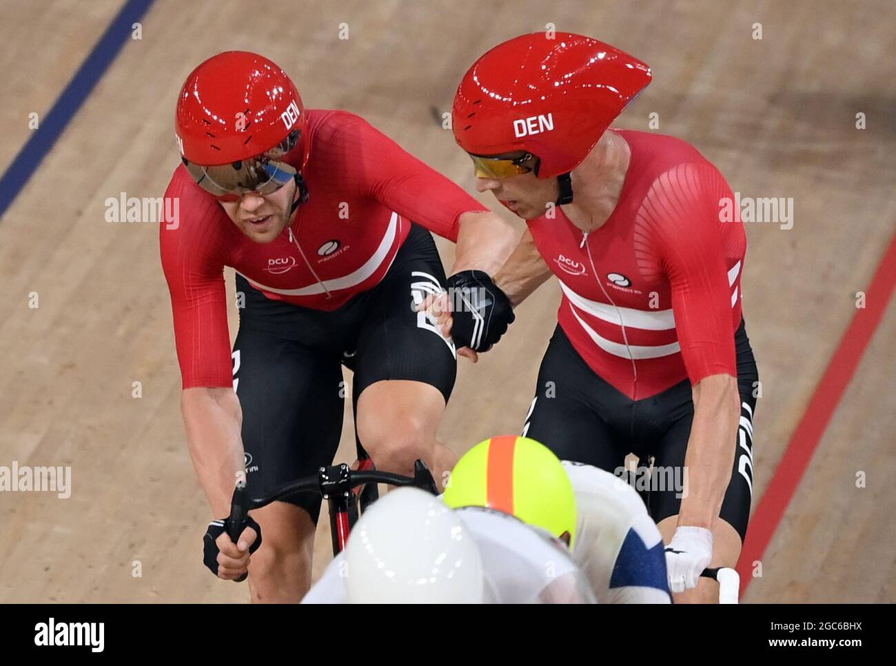 Izu, Japan. 07th Aug, 2021. Cycling/Track: Olympics, Madison, Men at ...