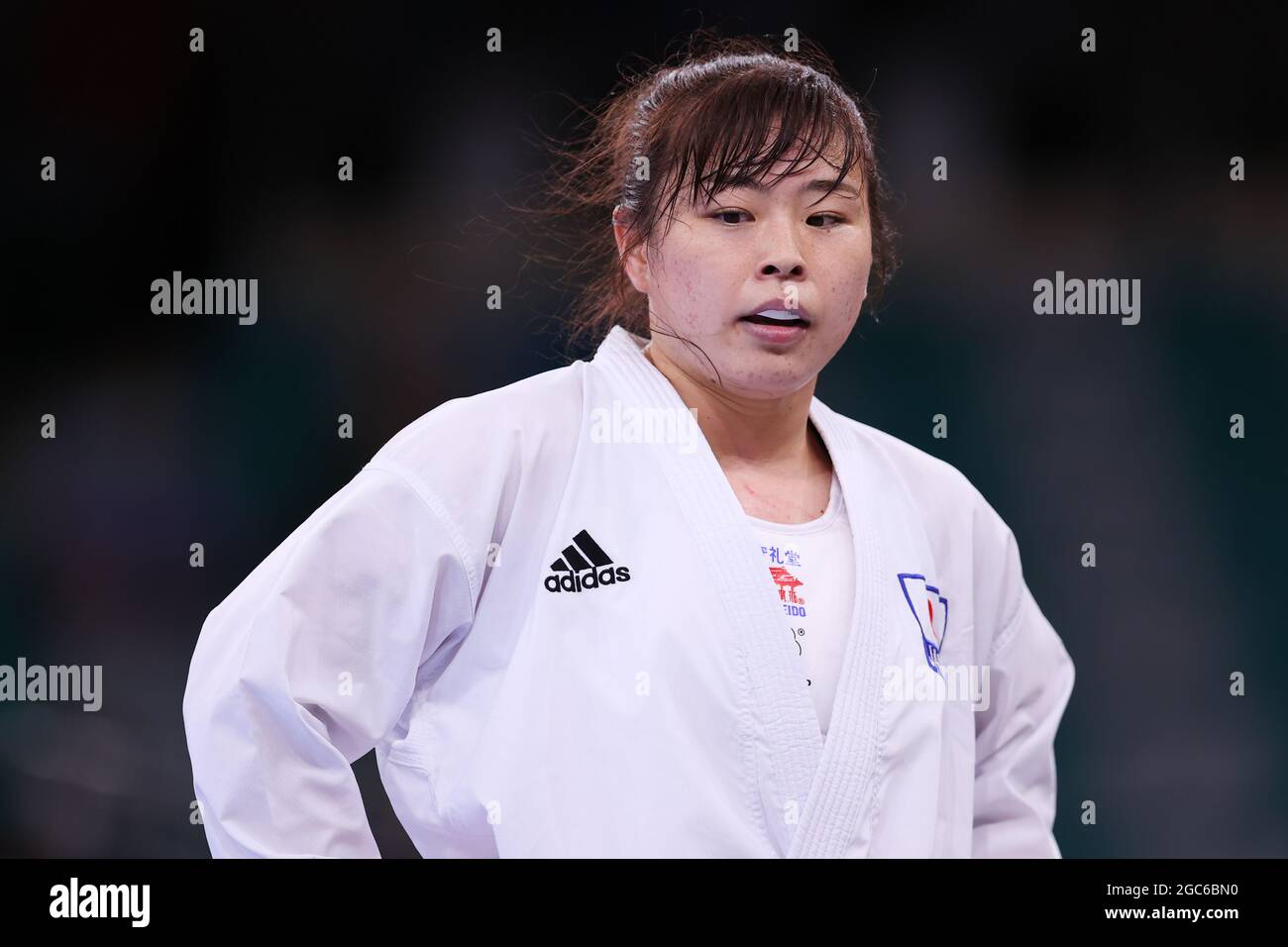 Tokyo, Japan. 7th Aug, 2021. Ayumi Uekusa (JPN) Karate : Women's Kumite ...