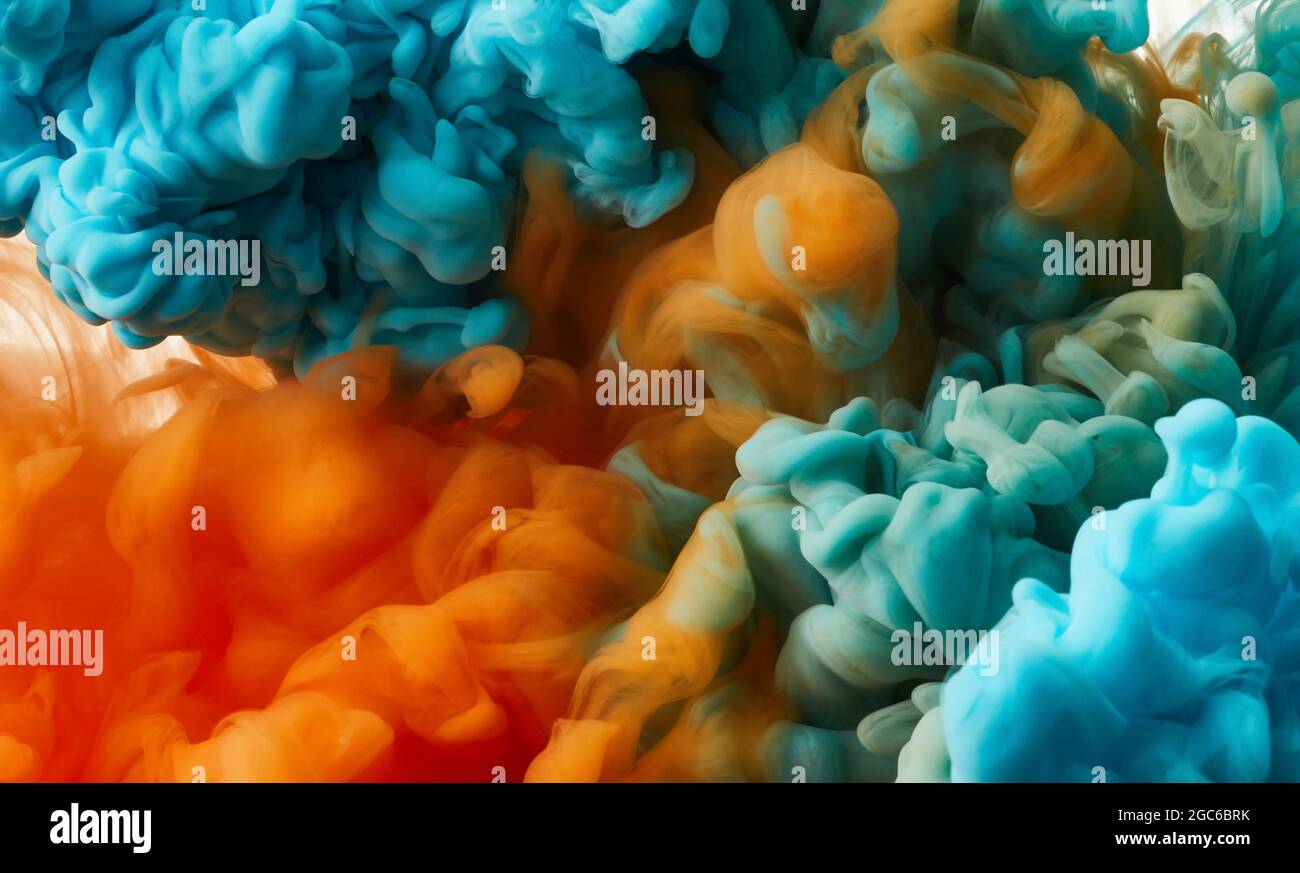 Ink drop in water background Stock Photo - Alamy