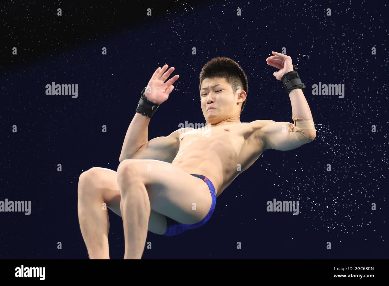 Tokyo, Japan. 7th Aug, 2021. Rikuto Tamai (JPN) Diving : Men's 10m ...
