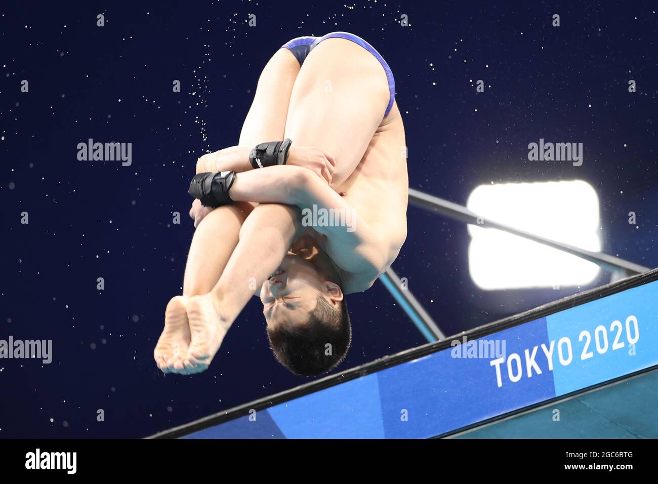 Tokyo, Japan. 7th Aug, 2021. Rikuto Tamai (JPN) Diving : Men's 10m ...