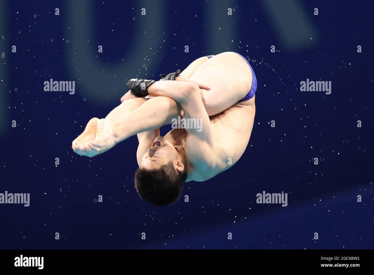 Tokyo, Japan. 7th Aug, 2021. Rikuto Tamai (JPN) Diving : Men's 10m ...