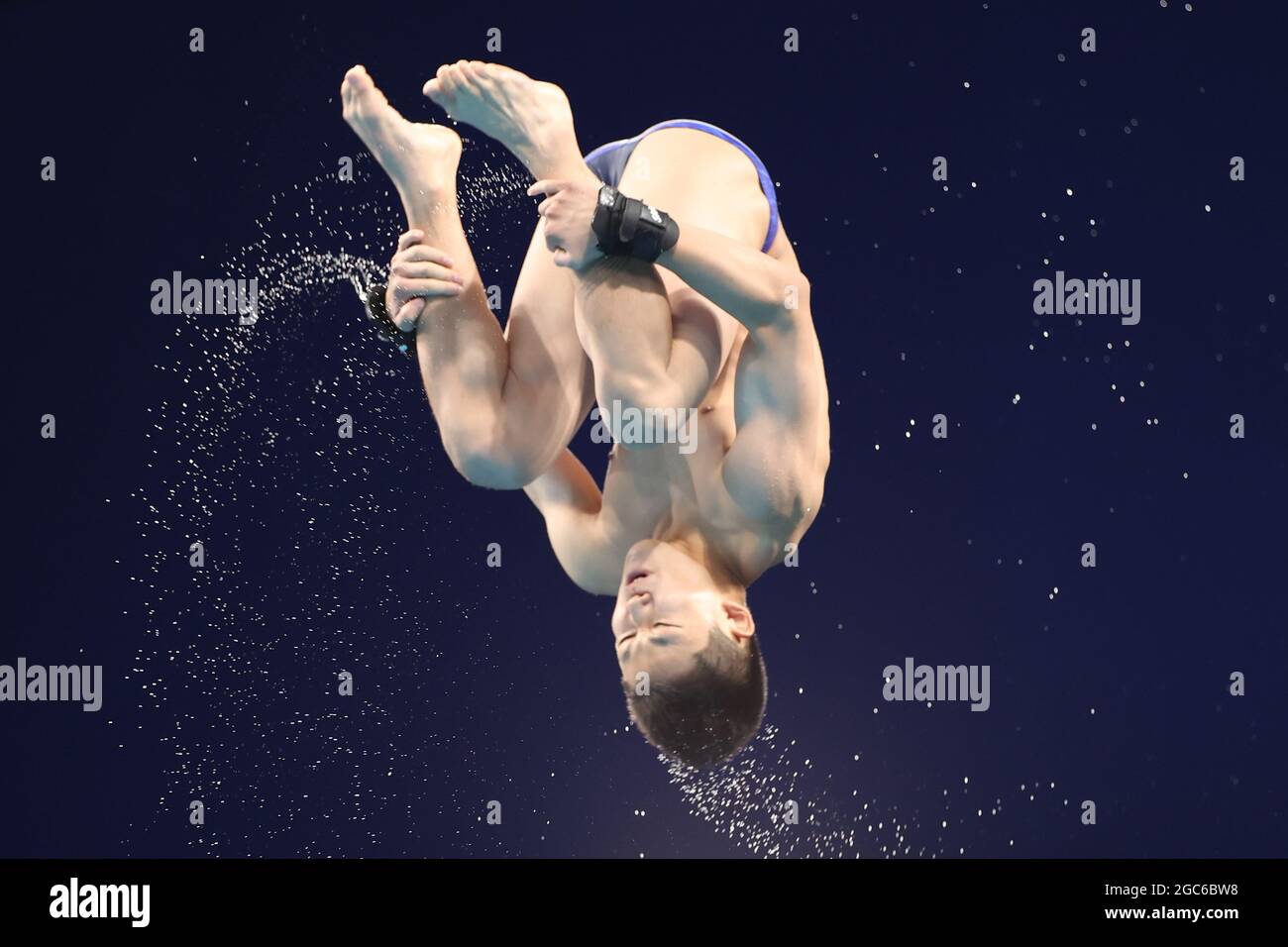Tokyo, Japan. 7th Aug, 2021. Rikuto Tamai (JPN) Diving : Men's 10m ...