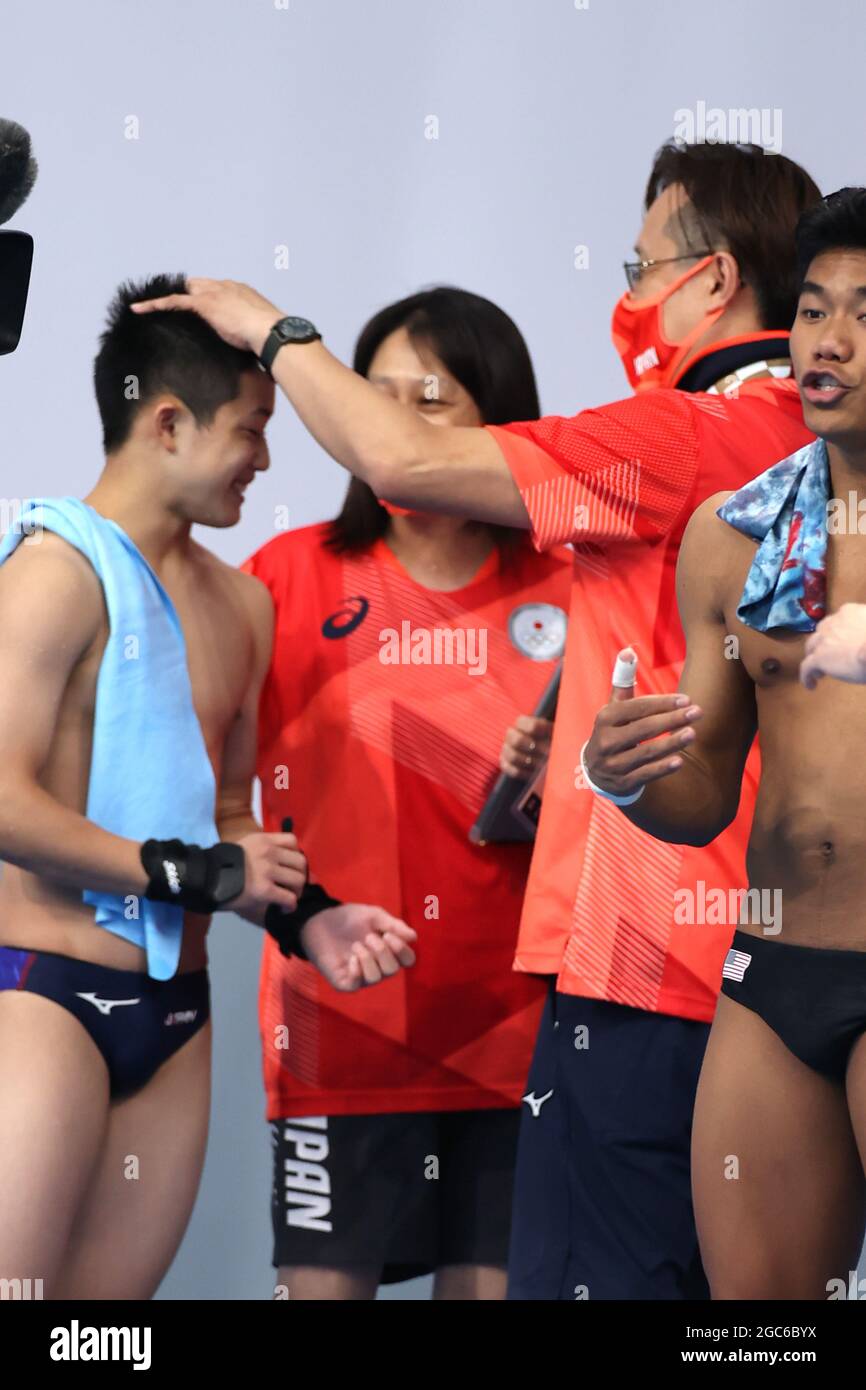 Tokyo, Japan. 7th Aug, 2021. (L to R) Rikuto Tamai, Suei Mabuchi (JPN ...