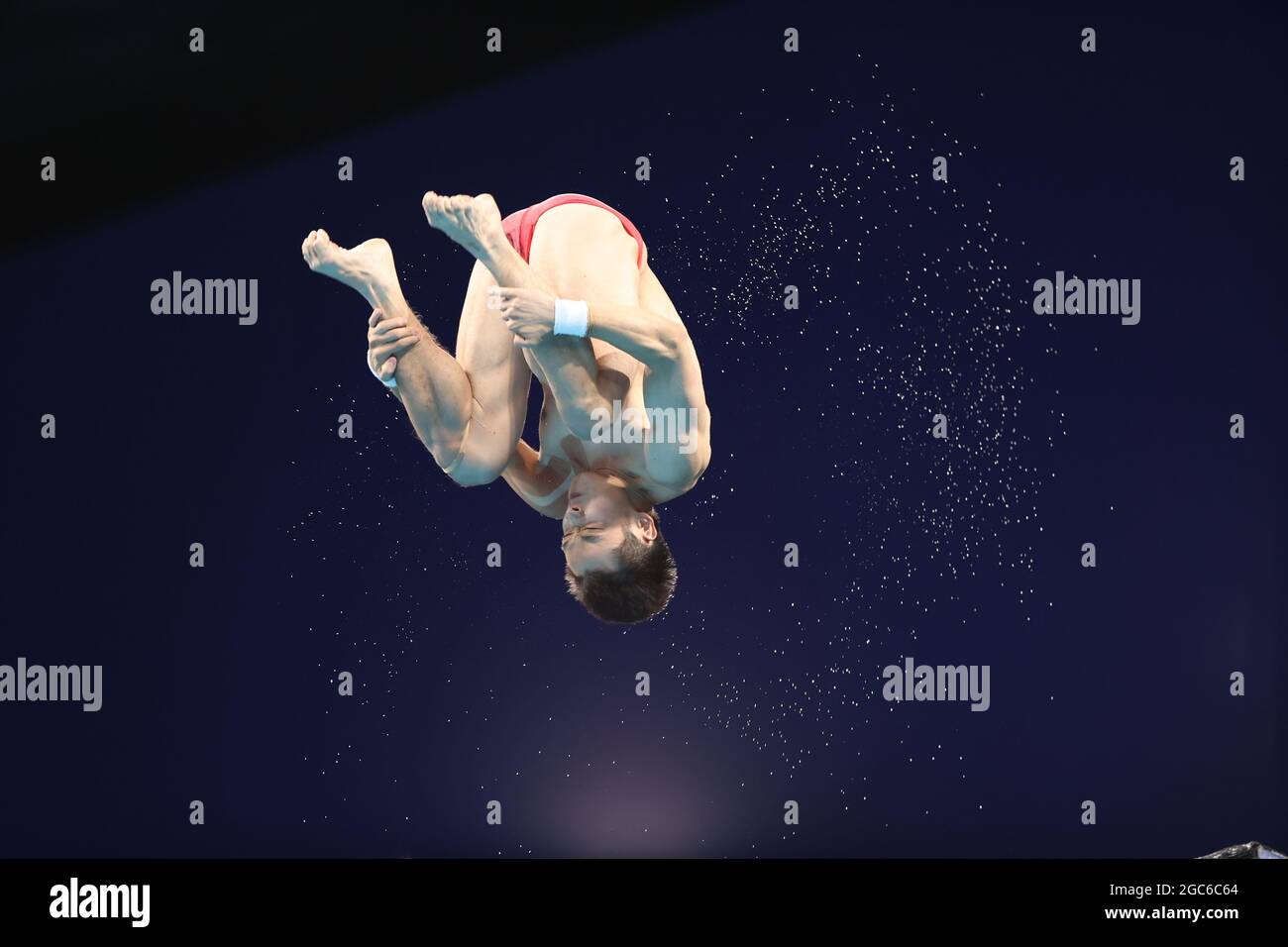 Tokyo, Japan. 7th Aug, 2021. CAO Yuan (CHN) Diving : Men's 10m Platform ...
